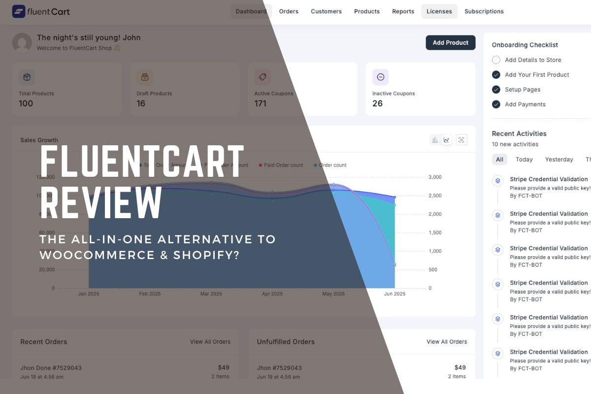 FluentCart Review: The All-in-One Alternative to WooCommerce & Shopify?